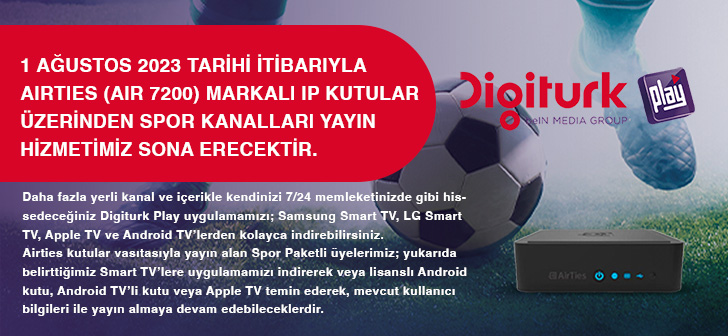 Digiturk Play Yurt Dışı